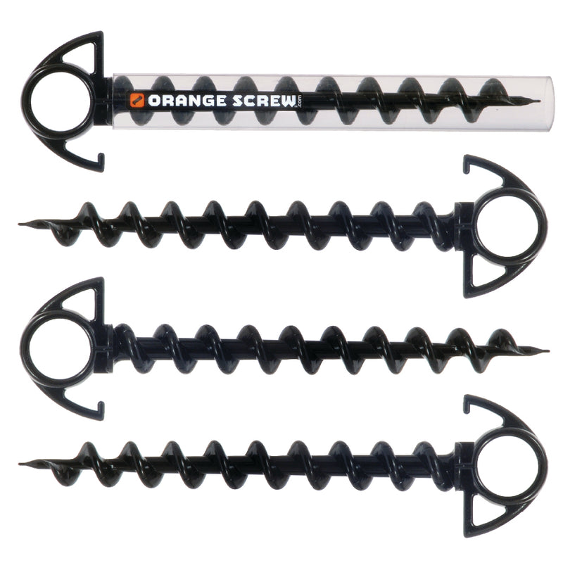Ground Anchors | Paracord | Orange Screw The Ultimate Ground Screw